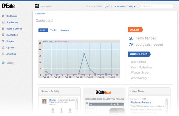 Introduction to the ONEsite Control Panel – ONEsite Developers