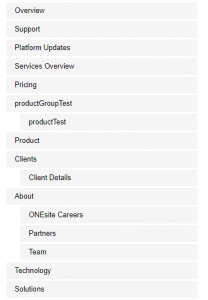 Full Site Guides – ONEsite Developers