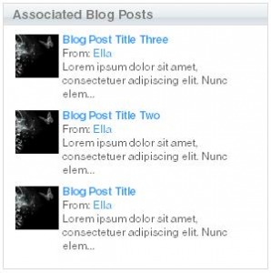 Associate Blogs (module) – ONEsite Developers