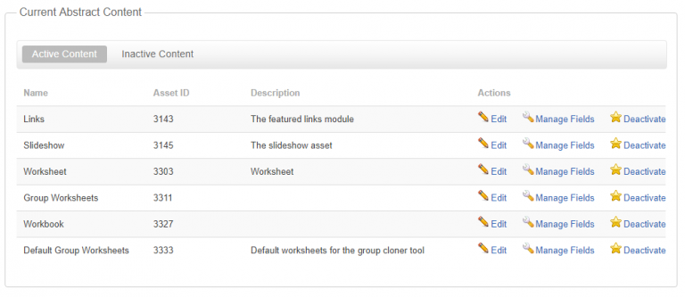 Content Builder – ONEsite Developers