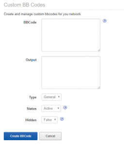 Custom BB Codes – ONEsite Developers