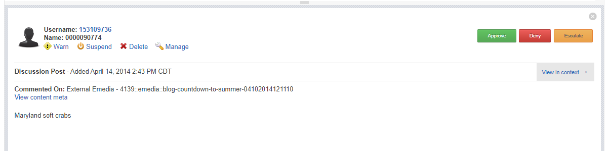 Flagged Content – ONEsite Developers