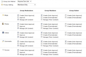 Group Permissions – ONEsite Developers
