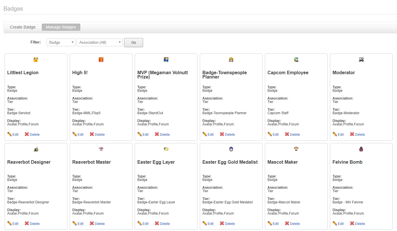 Network Badges – ONEsite Developers