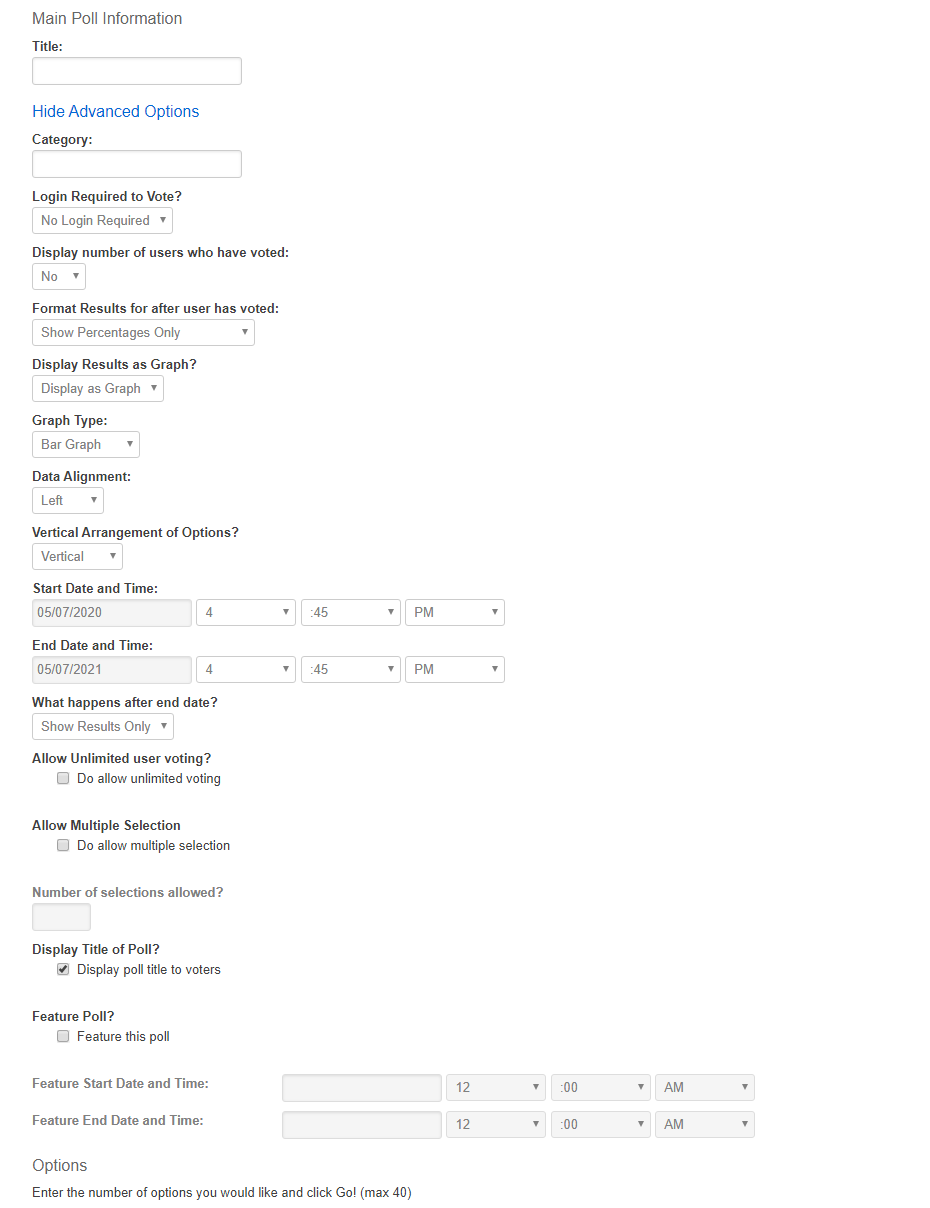 Network Polls – ONEsite Developers