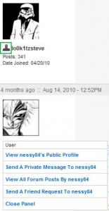 User Tools Menu – ONEsite Developers